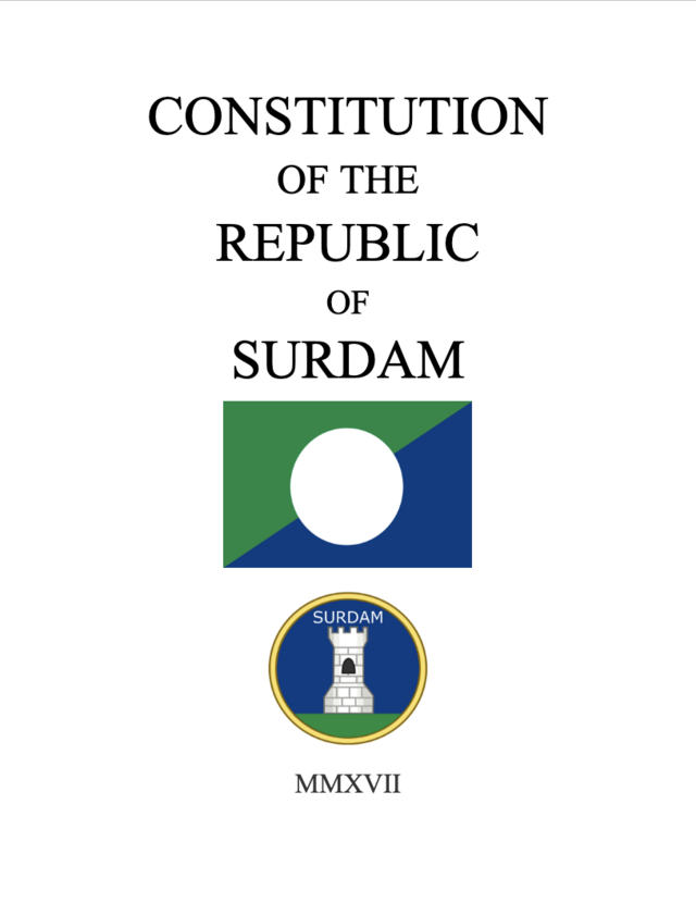 Constitution of Surdam - MicroWiki