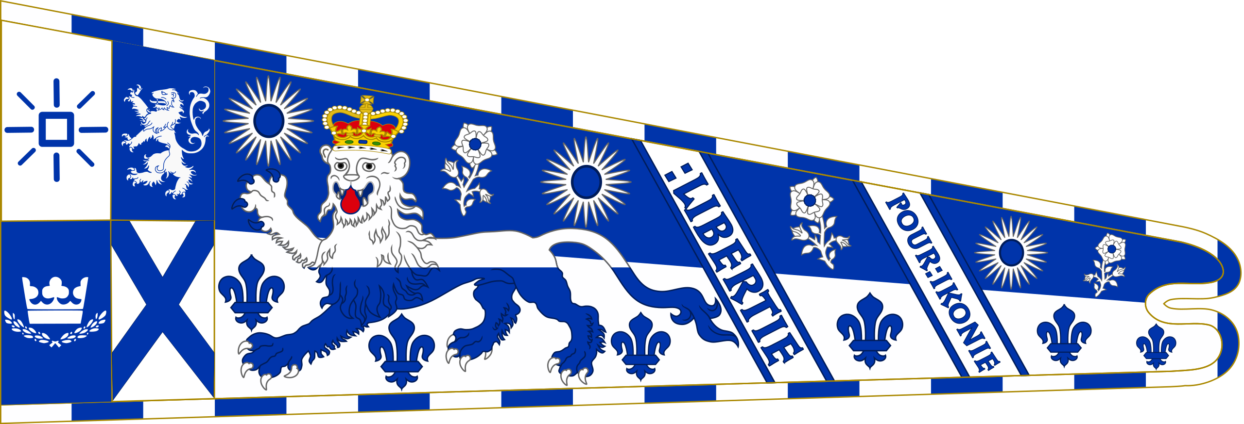 File:Revised royal and battle banner of Cameron I.svg - MicroWiki